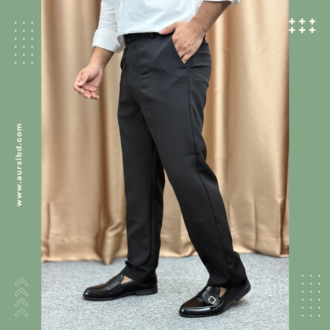 Men's Formal Pant (Black) – AURSI