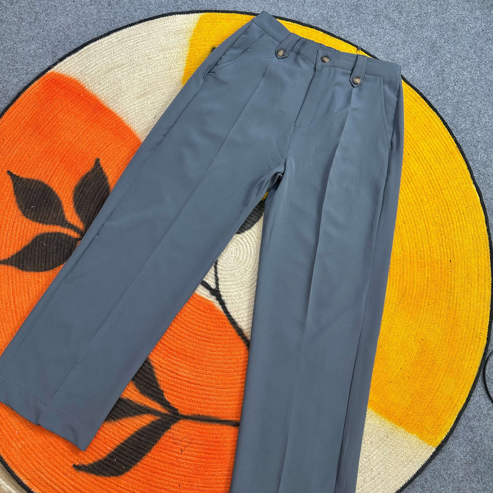 Unisex Formal Baggy Pant - Dark Ash – AURSI